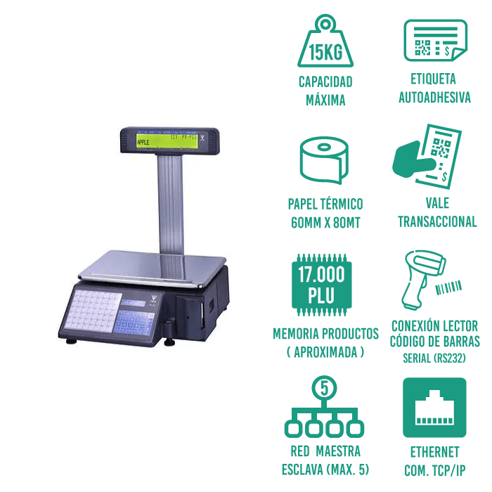 Balanza DIGI SM-320 P - Balanzas.cl